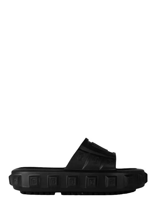 Balmain Ari Rubber Slides - Black