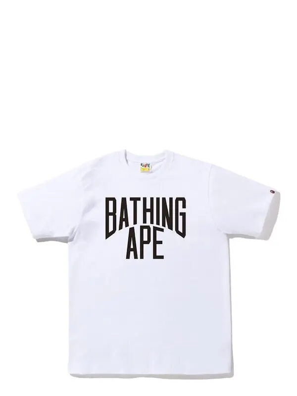 A BATHING APE Bicolor Nyc Logo Tee Shirt - White