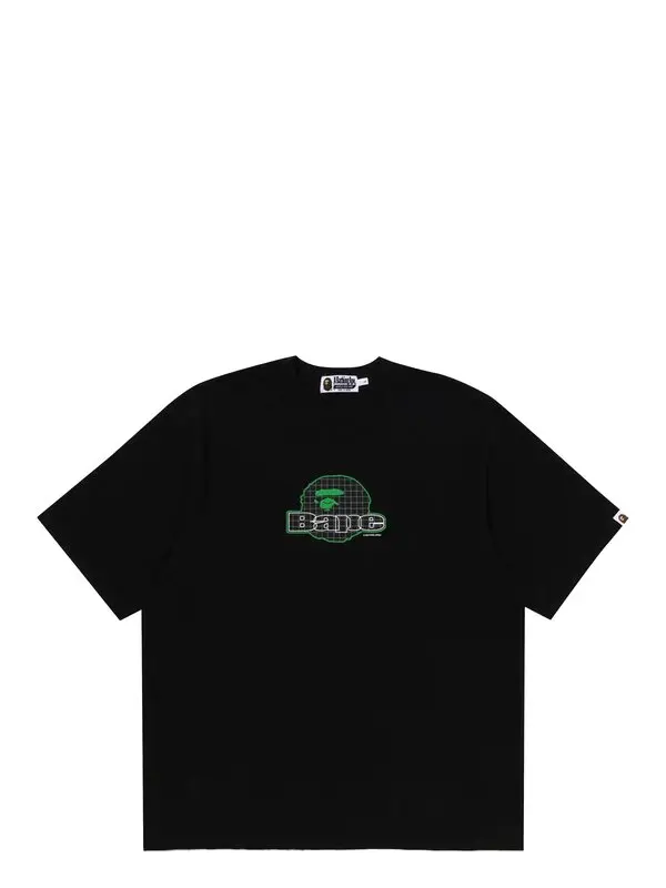 A BATHING APE Ape Head Relaxed Fit Tee - Black
