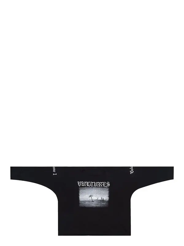 YZY Gosha Vultures Long T - Black