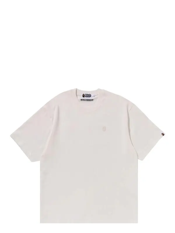 A BATHING APE Tonal Ape Head One Point Tee 'ivory - Cream