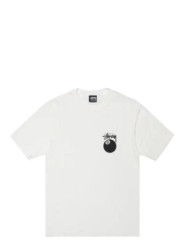 StÜssy 8 Ball Tee 'natural - White