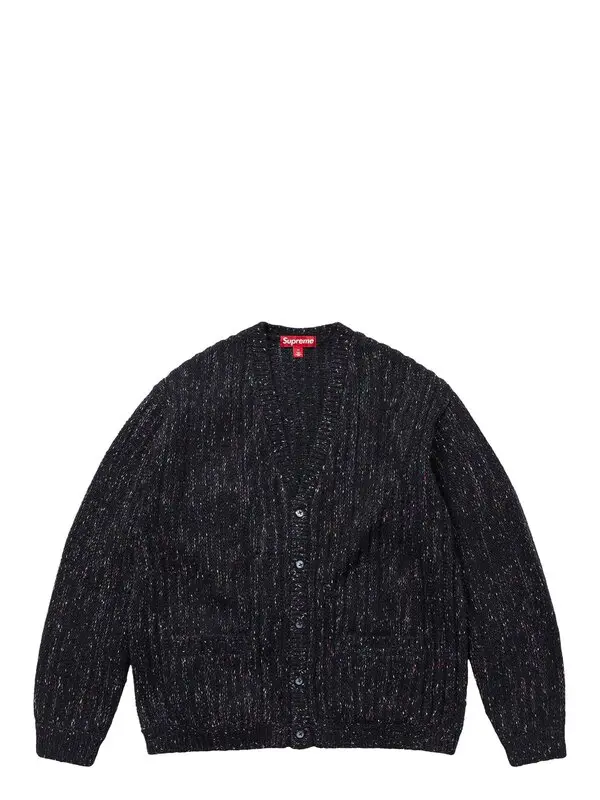 Supreme Confetti Cardigan - Black