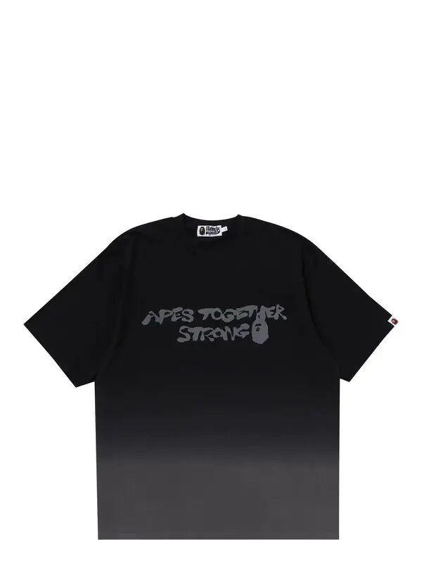 A BATHING APE Gradation Tee - Black