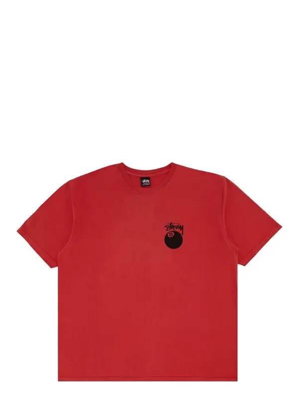 StÜssy 8 Ball Tee 'guava - Red