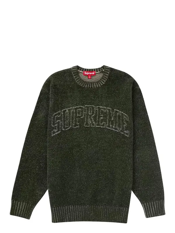 Supreme Contrast Arc Sweater - Green