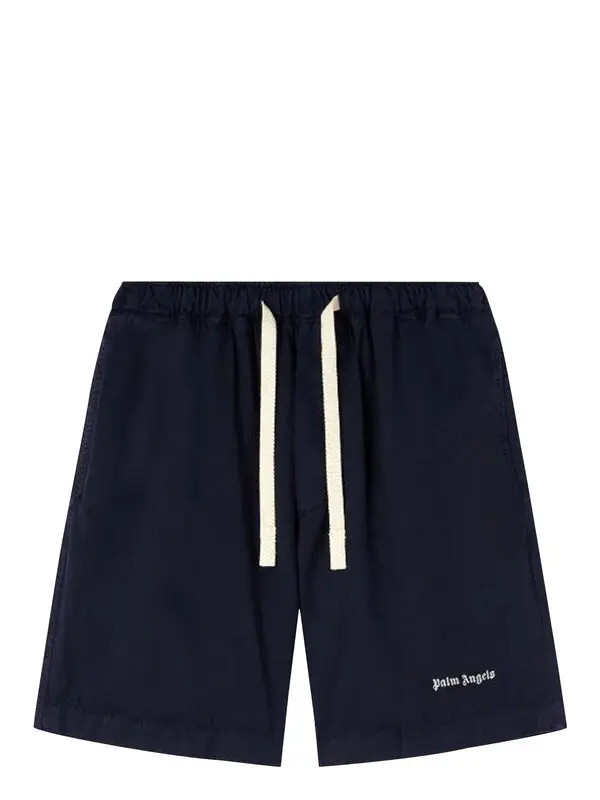 Palm Angels Classic Logo Bermuda - Blue