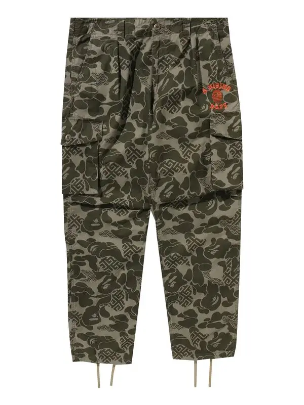 BAPE Asia Camo Army Pants - Green