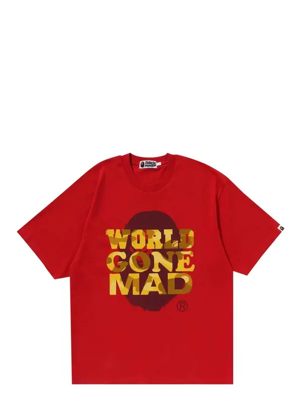 A BATHING APE Wgm Tee - Red