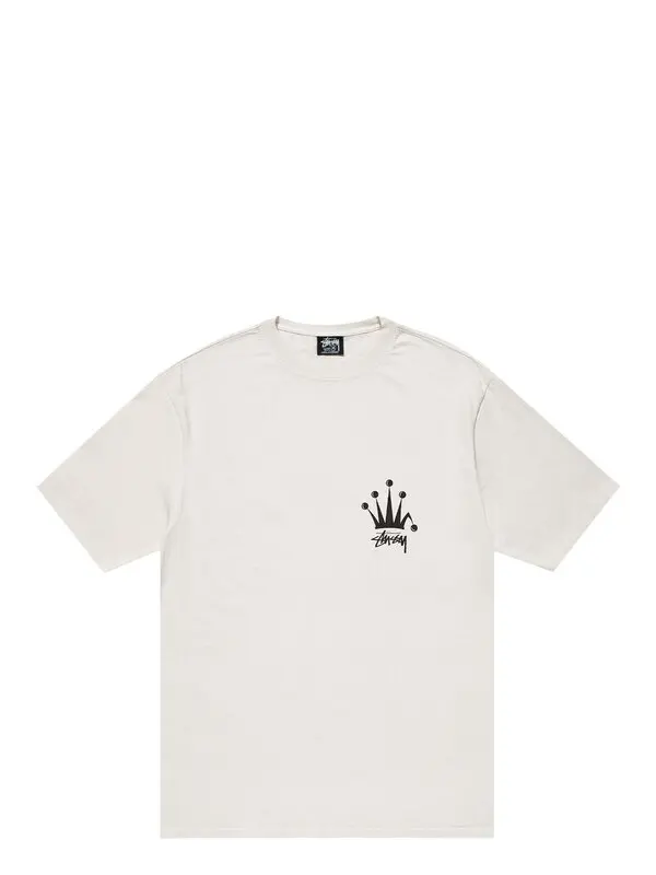 StÜssy Regal Crown Pigment Dyed T-shirt 'natural - Cream