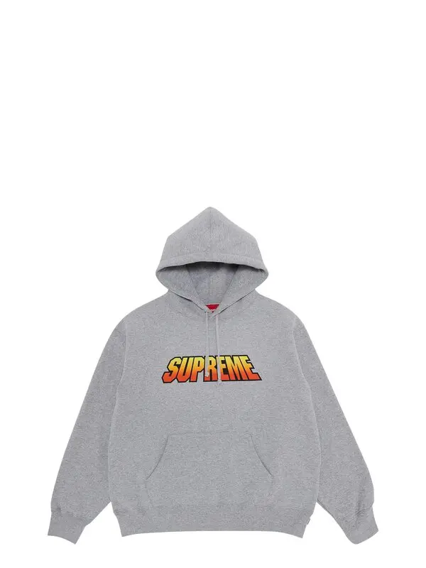 Supreme Gradient Hooded Sweatshirt - Grey