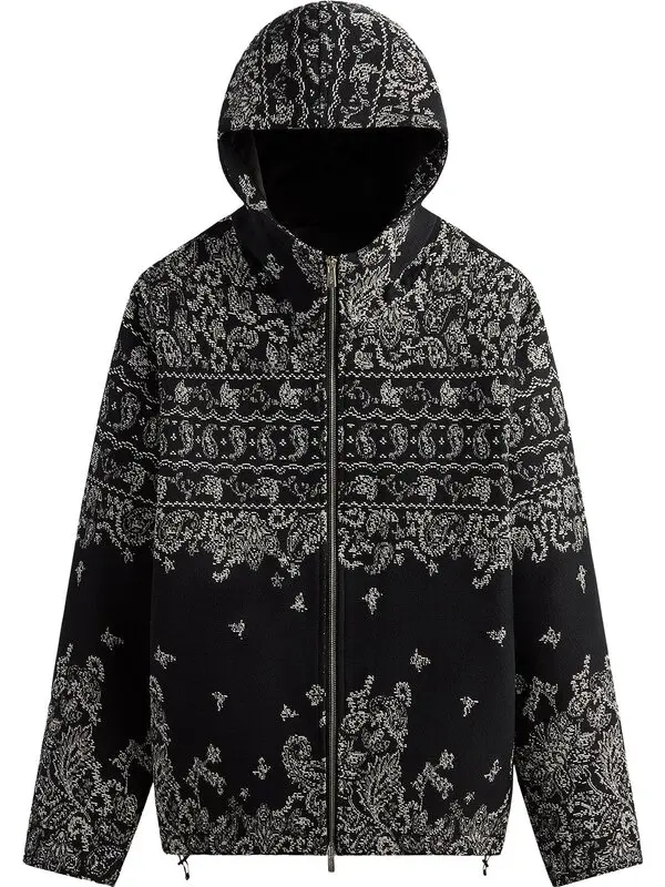 Kith 101 Braden Tapestry Full Zip Hoodie - Black