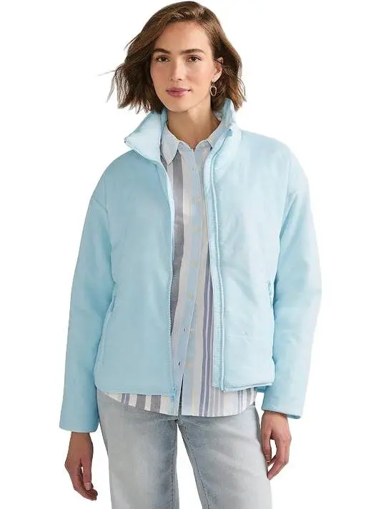 LANDS' END Wanderfree Insulated Jacket - Sunwashed Blue