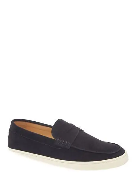 Brunello Cucinelli Suede Loafer Sneaker - C8144 Dark Blue
