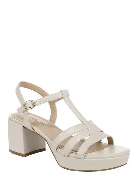 LIFESTRIDE Rio Ankle Strap Platform Sandals - Bone