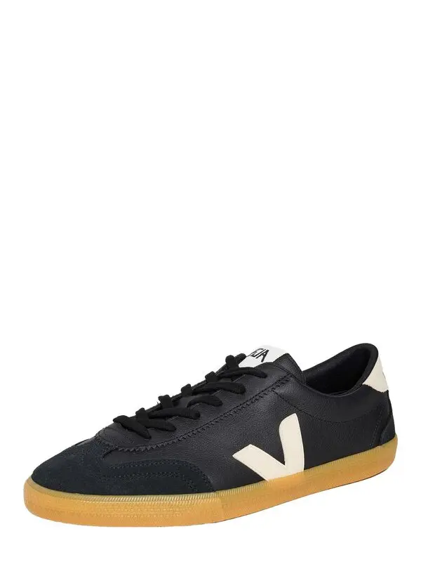 VEJA Volley O.t. Leather Sneakers - Black/pierre