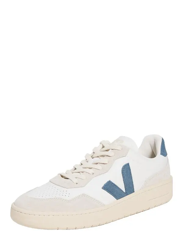 VEJA V-90 O.t. Leather Sneakers - Extra-white/california