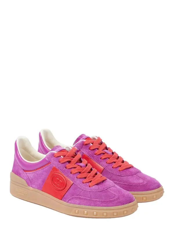 Valentino Garavani Upvillage Suede Sneakers - Purple
