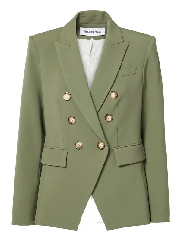 Veronica Beard Miller Dickey Blazer - Green