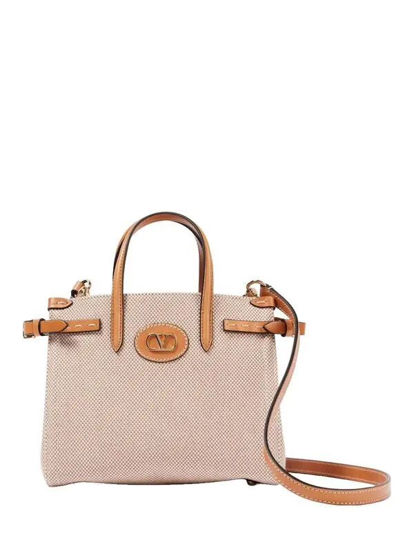 Valentino Garavani Antibes Small Tote Bag - Beige
