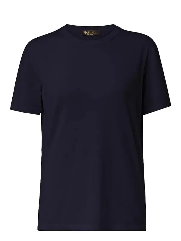 Loro Piana Angera Cotton Jersey T-shirt - Blue