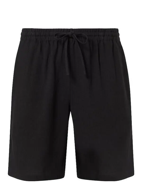 Le Kasha Linen Shorts - Black