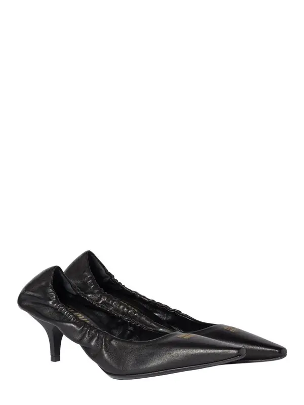 Miu Miu Nappa Leather Pumps - Black