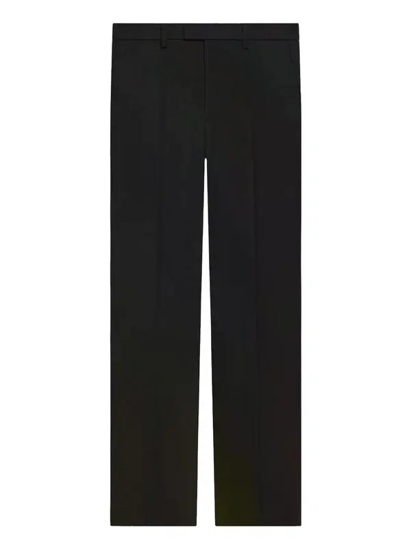 COURREGES Wool Tailored Trousers - Black
