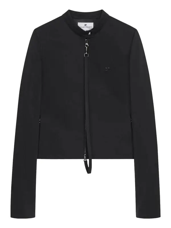 COURREGES Zip-strap Jacket - Black