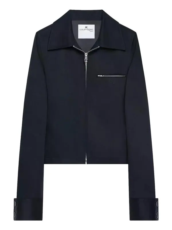 COURREGES Martingale Shirt Jacket - Blue