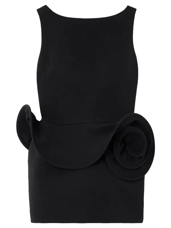 Magda Butrym Open-back Mini Dress - Black