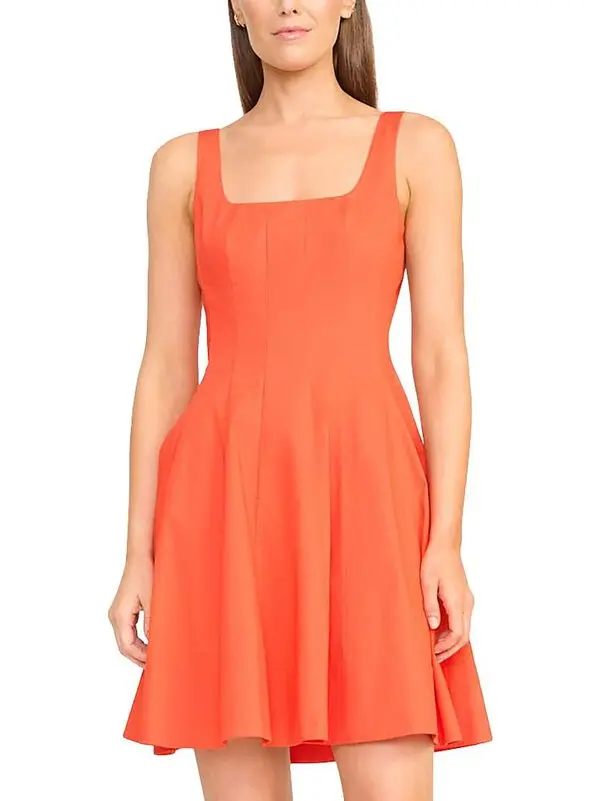 Staud Wells Mini Dress - Cayenne