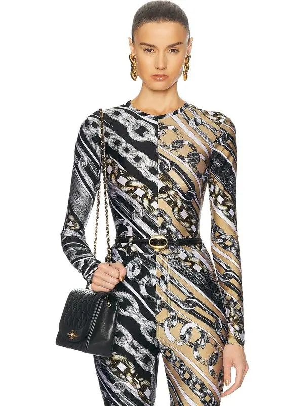 AREA Long Sleeve Bodysuit - Multi