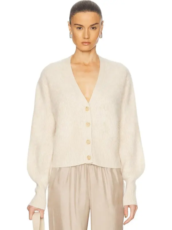 Jenni Kayne Cashmere Peyton Cardigan - Warm Ivory