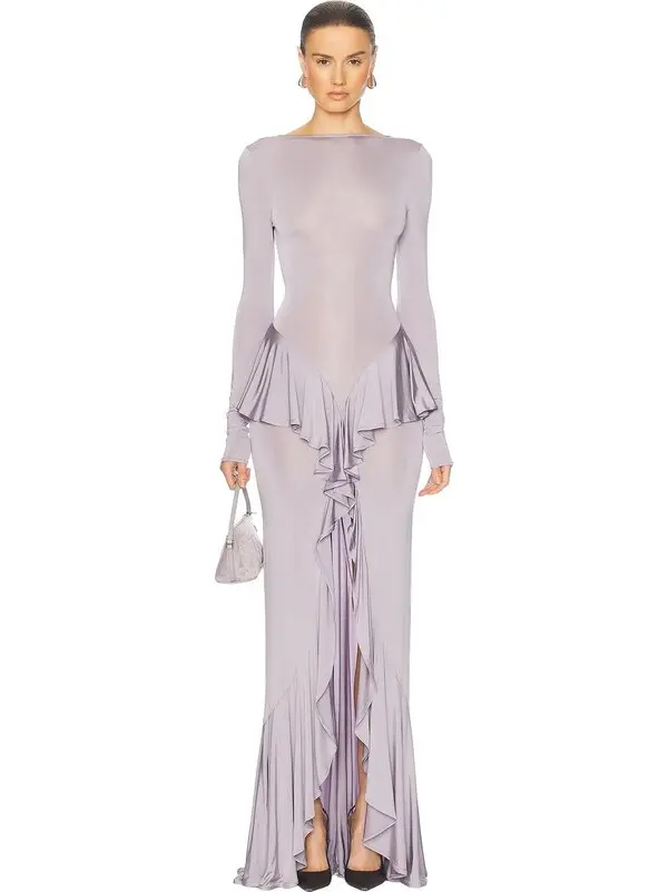 HELSA Amala Jersey Dress - Lavender