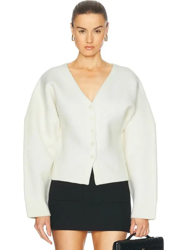 EAVES Arlet Knit Cardigan - Ivory