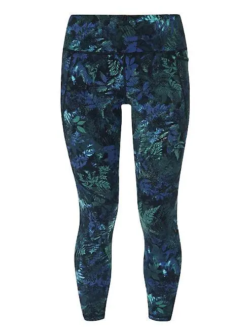 Sweaty Betty Power 7/8 Stretch-woven Workout Leggings - Green Forest Print
