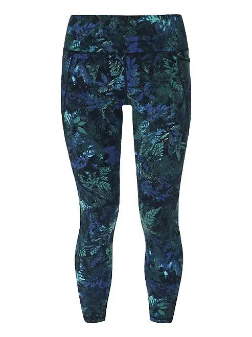 Sweaty Betty Power Forest-print Workout Stretch-woven Leggings - Green Forest Print