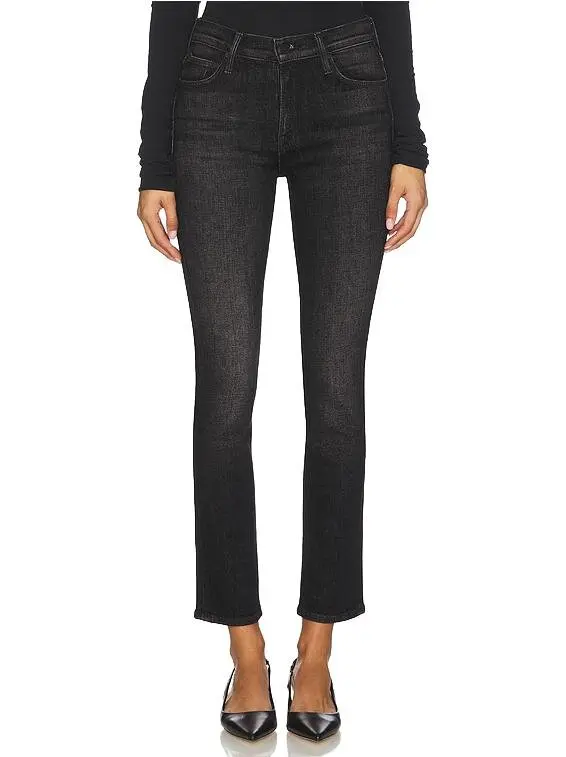 MOTHER The Mid Rise Dazzler Flood Jeans - Keep It Sharp