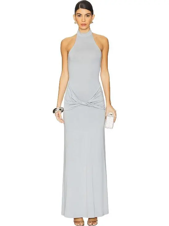 Superdown Lilliana Maxi Dress - Grey