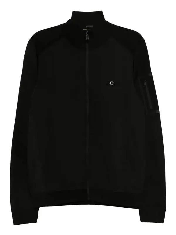 BOSS Logo-print Jacket - Black
