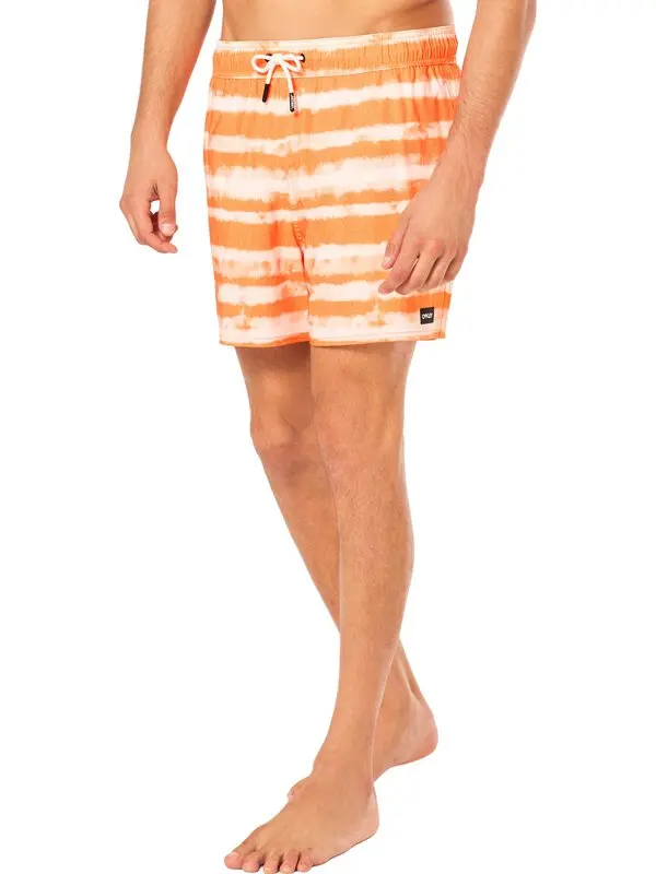 Oakley Blur Stripes Rc 16 Beachshort - Red,orange