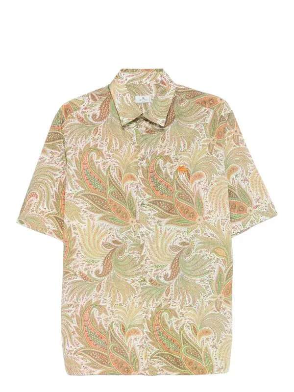 Etro Paisley-print Shirt - Green