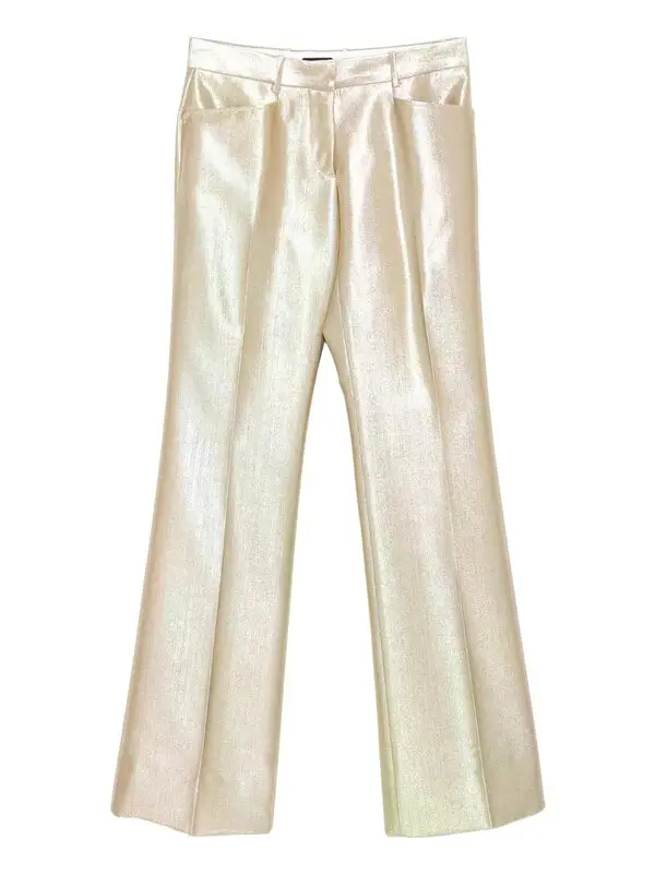 TOM FORD Pressed-crease Trousers - Neutrals