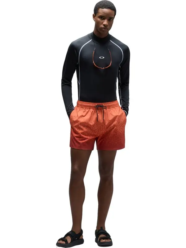 Oakley Sand Pixel Rc 16" Beach Shorts - Orange