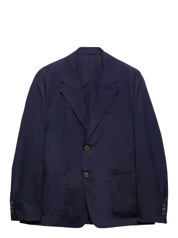 Prada Cotton Blazer - Blue