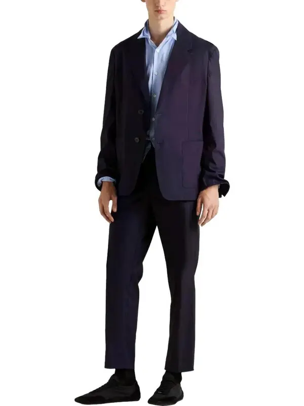 Prada Cotton Blazer - Blue