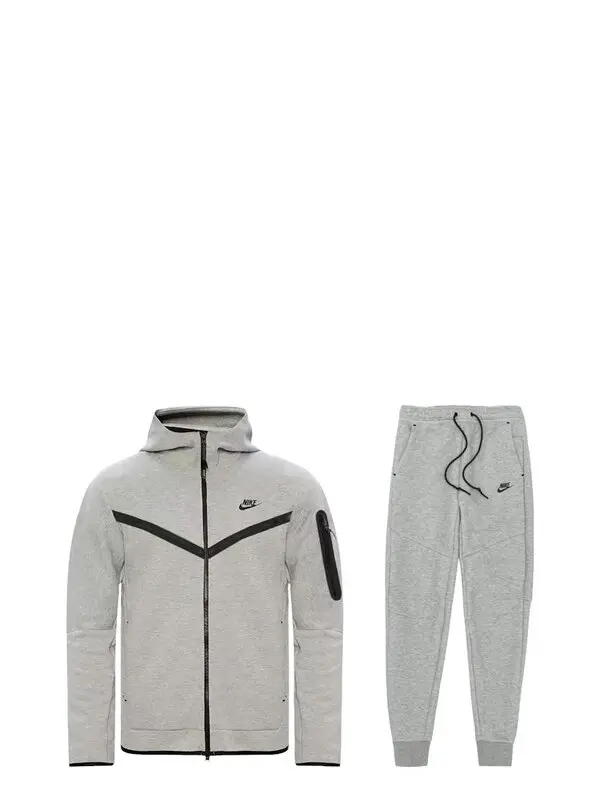 Nike Sportswear Tech Fleece Hoodie & Joggers Set - Dark Grey Heather/black