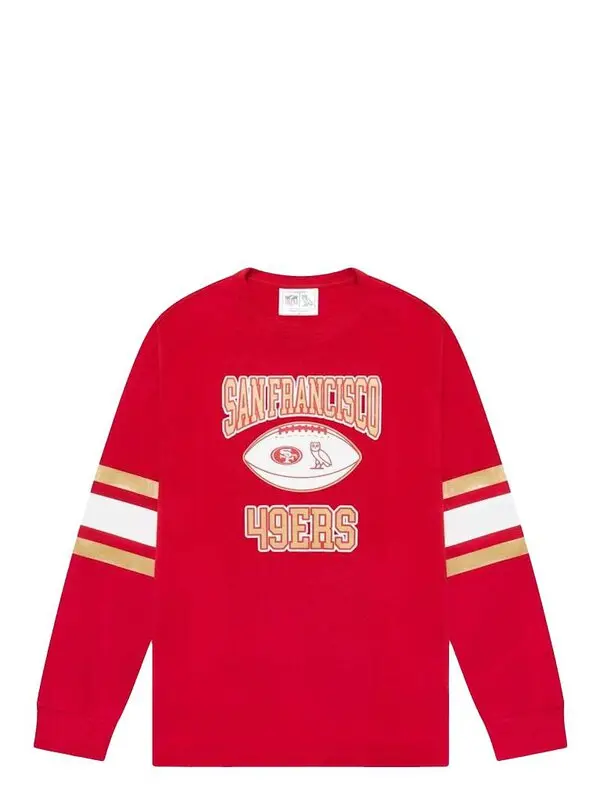 OVO X Nfl San Francisco 49ers Longsleeve T-shirt - Red