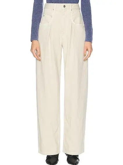 Isabel Marant Étoile Rachelle Wide-leg Jeans - Ecru